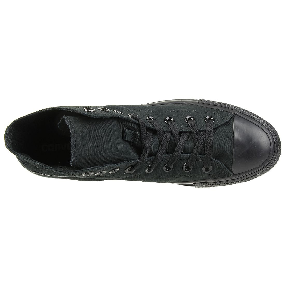 Converse Unisex Chuck Taylor All Star High Top Sneakers (6 Women / 4 Men, Black Monochrome)