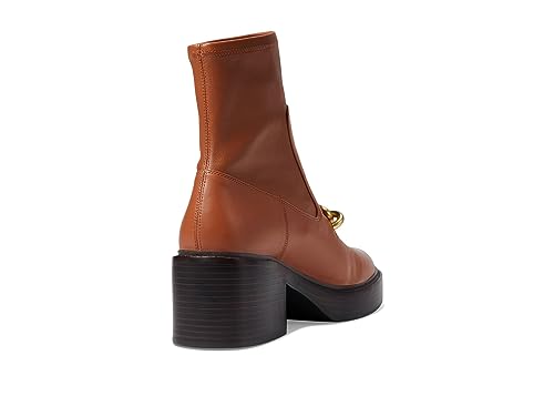 Coach Kenna Leather Bootie Burnished Amber 8 B (M)