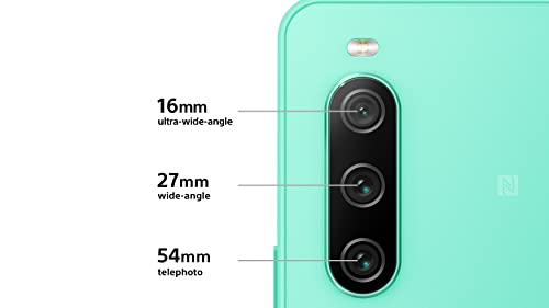 Sony Xperia 10 IV Dual SIM 128GB ROM + 6GB RAM (GSM only | No CDMA) Factory Unlocked 5G Smartphone (Mint) - International Version