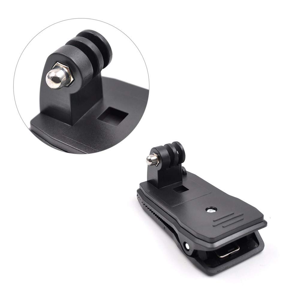 Toxz Expansion 1/4 inch Screw Adapter Bracket + Clip for DJI Osmo Pocket Handheld Gimbal Stabilizer,OSMO Pocket Camera Stand with Clip,Quick Disassemble,for Microphones/Flashes/Bicycle Stands etc