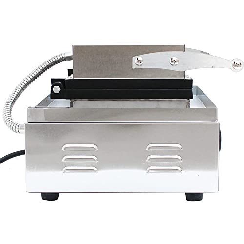 Stainless Steel Square Commercial Waffle Maker Machine,1500W 10pcs Nonstick Electric Waffle Machine With Temperature And Time Control,for Restaurant Bakeries Snack Bar Home Us