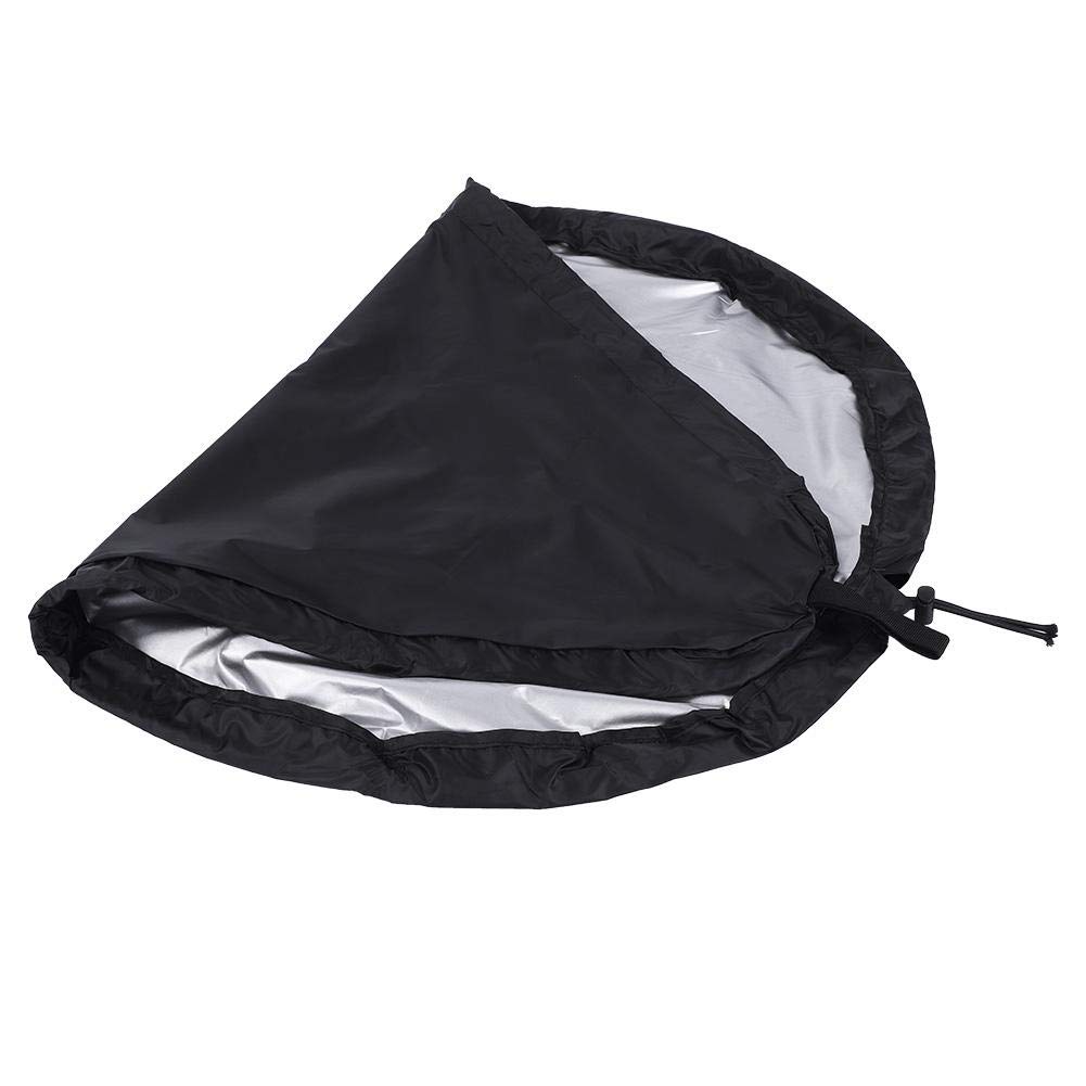 Cockpit Cover for Kayak, Kayak Cockpit Protector, Breathable Adjustable UV50+ Universal Fit Blocking Kayak Canoe Cockpit Cover Protector Black 5 Sizes Optional for Indoor and Outdoor(XL)