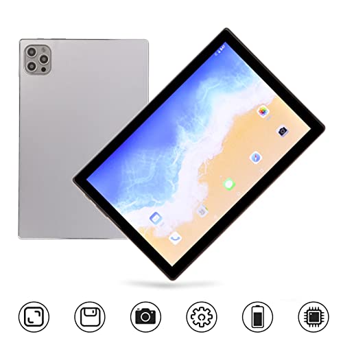 Gaming Tablet, 10GB RAM 10.1in Tablet for Business (Grey)
