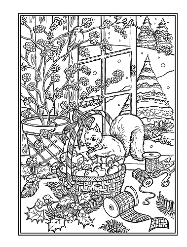 Creative Haven Country Christmas Coloring Book (Adult Coloring Books: Christmas)