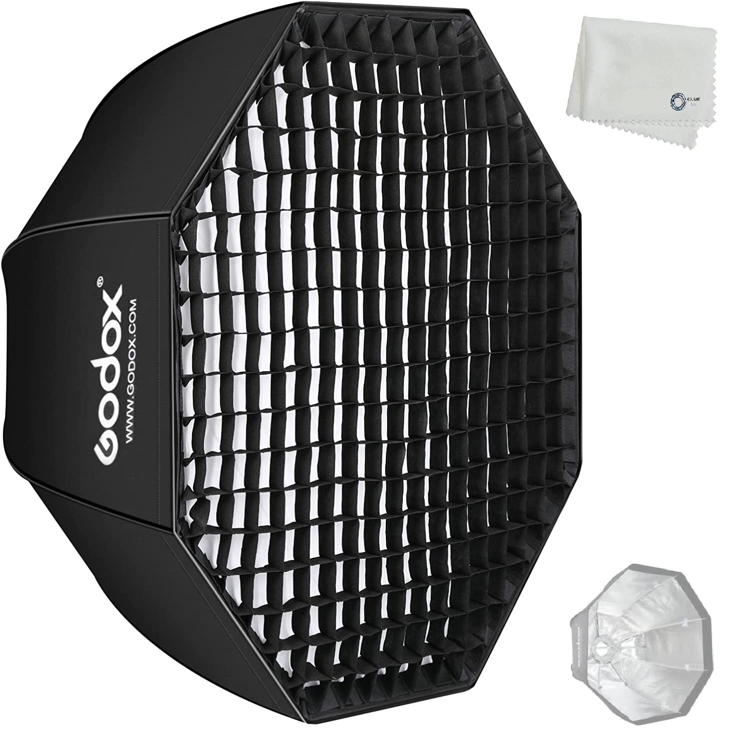 Godox SB-UE Umbrella Octagon Softbox Reflector with Honeycomb Grid for Speedlight Flash (Bowens Mount) (80 CM)