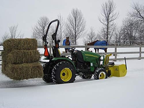Heavy Hitch 47" Snow Blower Cutting Edge | Wear Bar Fits John Deere Sub-Compact Tractor Snow Blowers | Made in USA