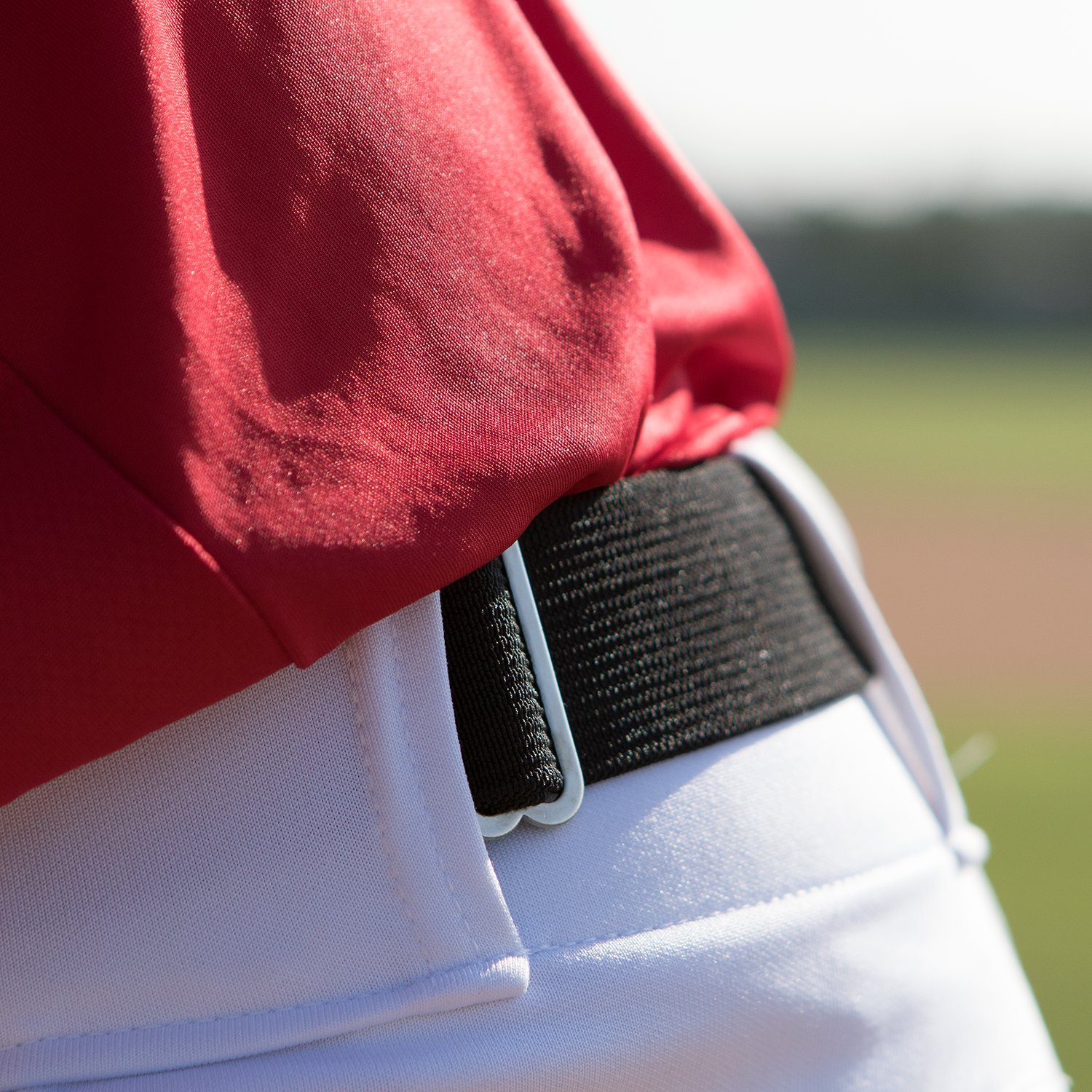 Champion Sports Baseball/Softball Uniform Belt - Comfort Stretch Fit Uniform Belt - Durable Syntex Tab - Youth: 18"-32" - Golden Yellow