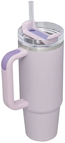 Stanley Quencher H2.0 FlowState Stainless Steel Vacuum Insulated Tumbler with Lid and Straw for Water, Iced Tea or Coffee, Smoothie and More, Orchid, 30 oz
