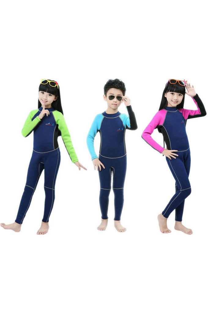 Cokar 2mm Neoprene Wetsuit for Kids Boys Girls One Piece Swimsuit (FBA)