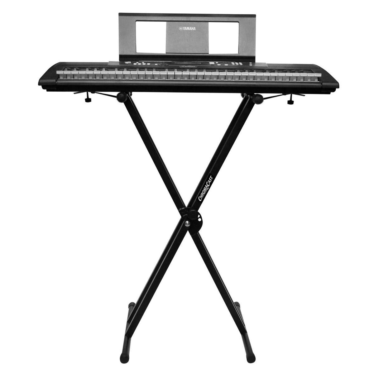 ChromaCast GoDpsMusic CC-KSTAND Double Braced X-Style Pro Series Keyboard Stand