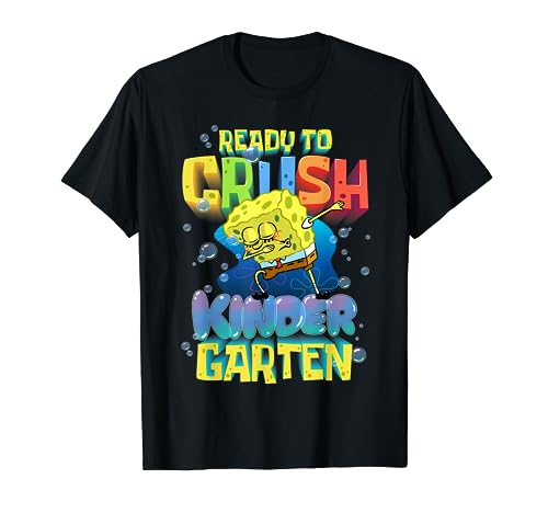 Mademark x SpongeBob SquarePants - Spongebob Dabbing School Kids Ready to Crush Kindergarten T-Shirt