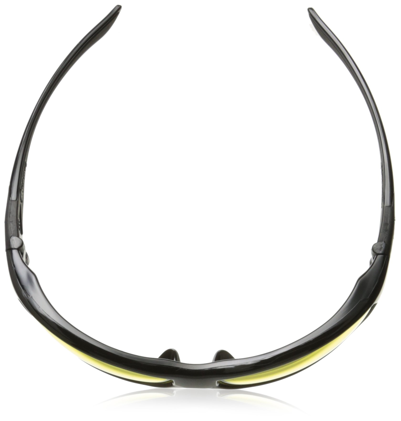Crews ForceFlex FF120 Safety Glasses, Ballisitic Clear Lens, and Opaque Black Frame, 1 Pair