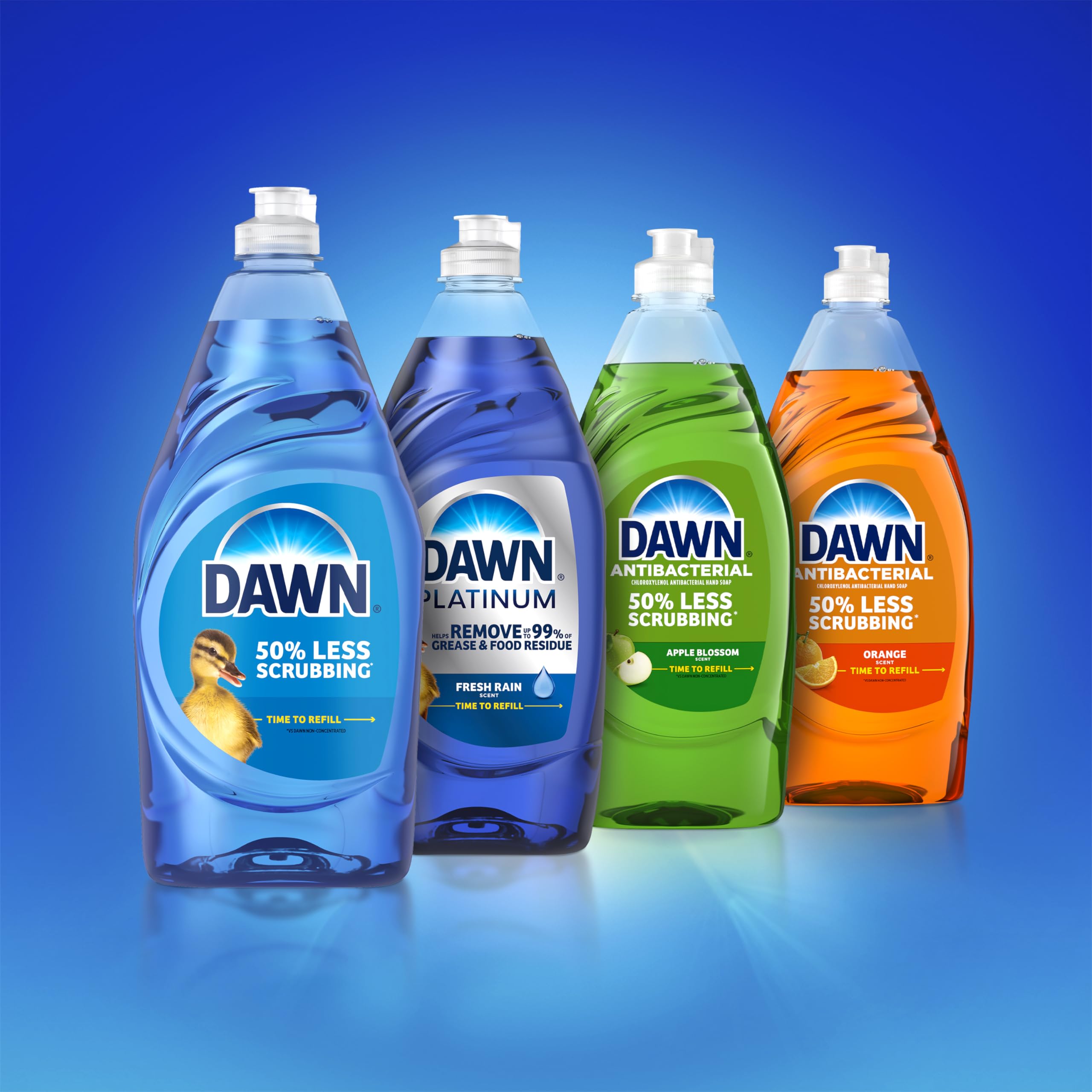 Dawn Ultra Gentle Clean Dishwashing Liquid - Pomegranate & Rose Water Scent - 2 x 7 fl oz