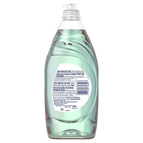 Dawn Ultra Botanicals Dishwashing Liquid Dish Soap, Aloe Water Scent, 532 mL / 18 Fl.Oz (Pack of 2)