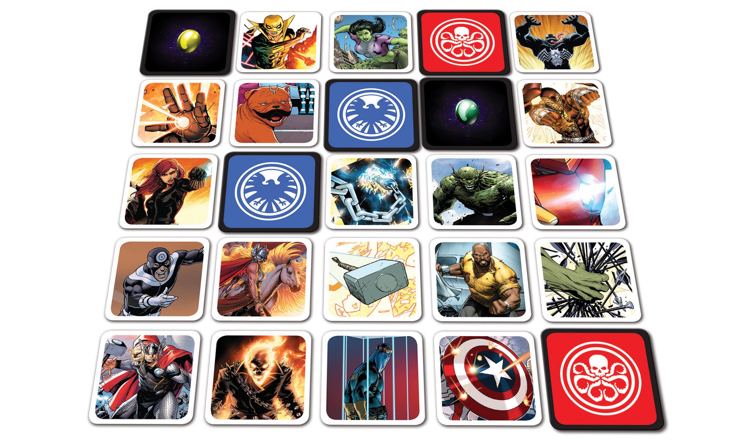 USAopoly Marvel Codenames | Based On The Hit Social Word Game Codenames | Relive Memorable Moments From The Marvel Comic Universe | Fun Board Game For The Whole Family