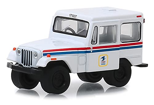 Collectibles Greenlight 29997 1971 DJ-5 Postal Service - White with Red and Blue Stripes (Hobby Exclusive) 1/64 Scale