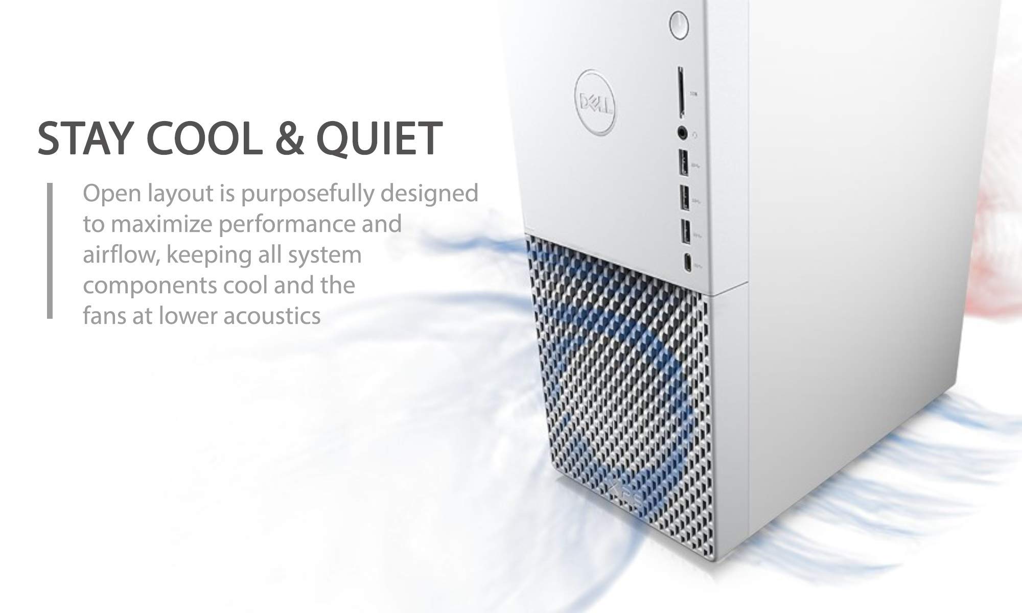 Dell Newest XPS 8940 Desktop PC, Intel Core i7-11700, RTX 3060, 32GB PCIe RAM, 1TB SSD, DVD, HDMI, Killer Wi-Fi 6, Windows 11 Home, White