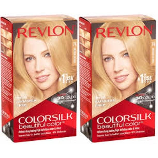 Revlon ColorSilk Hair Color [74] Medium Blonde 1 Each (Pack of 3)