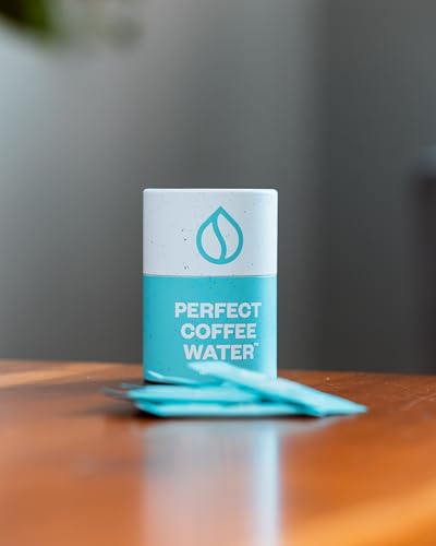 Perfect Coffee Water - Minerals for Creating The Best Water to Brew Coffee, Optimize Your Coffee Brewing, Brew Better, not Bitter, Coffee. (20, 1 Gallon/4 Liter Stick Packets)