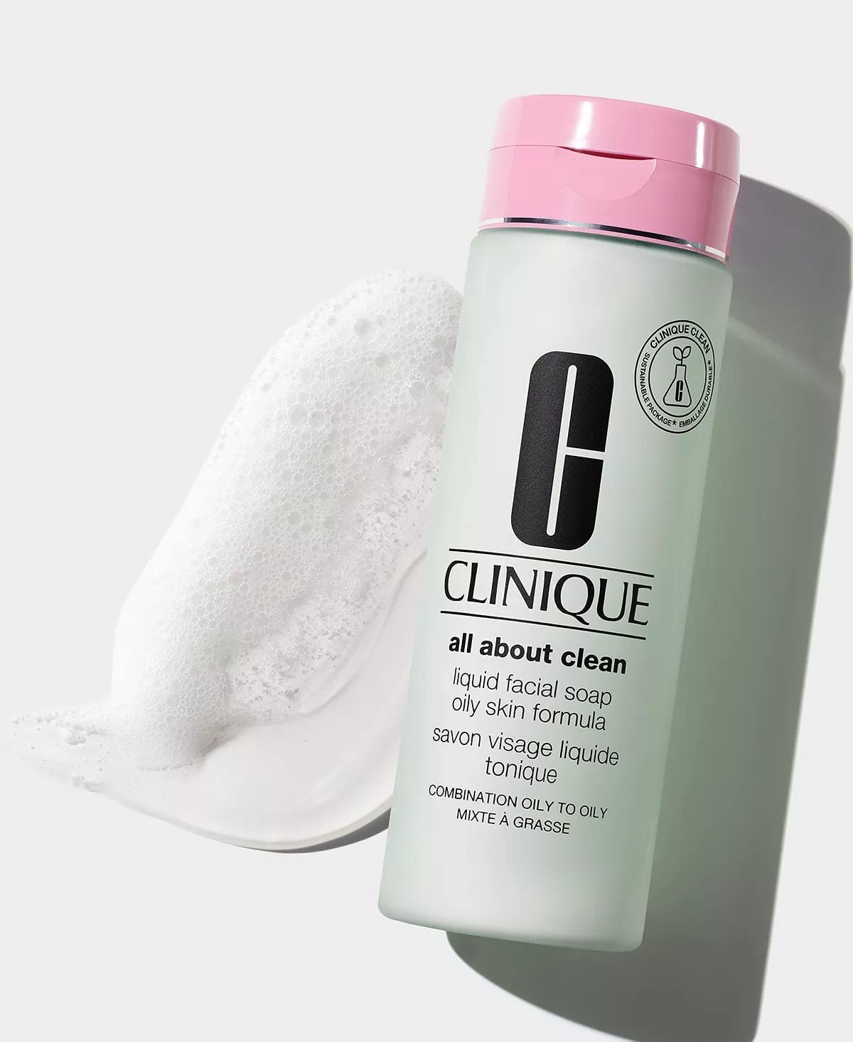 Clinique All about Clean Liquid Facial Soap Oily Skin, 6.7 Ounce