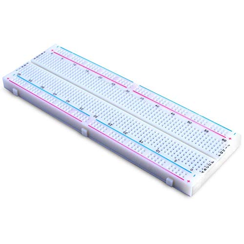 DAOKI GPIO Breakout Kit Expansion Board for Raspberry Pi 3 4 3B+ 3B 2B B+ A+ Zero w Kit, 830 Tie Points Solderless Breadboard + GPIO T/U Type Expansion Board + Jumper Wires + Rainbow Ribbon Cable