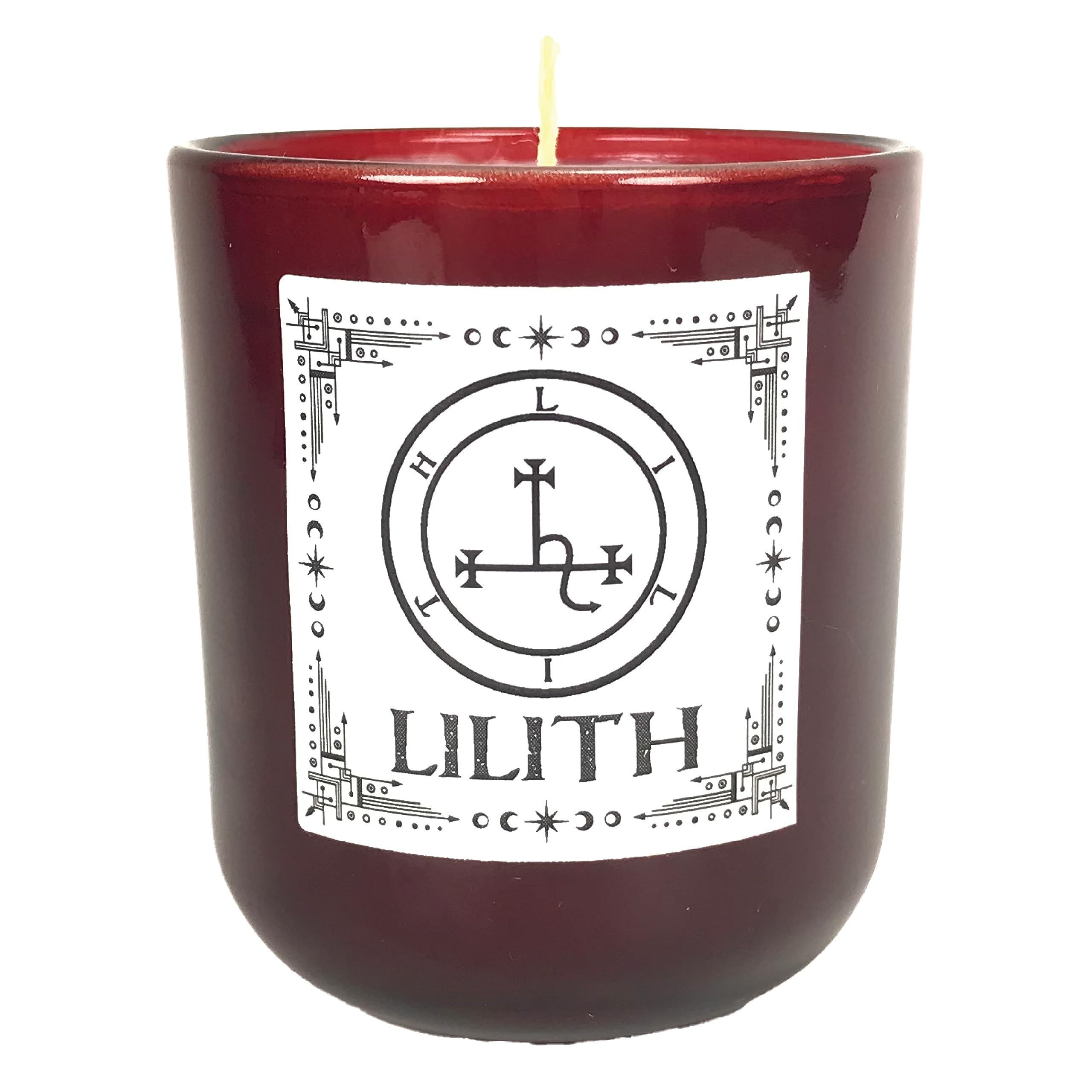 Lilith Candle | Plum & Dark Rose Votive Scented Candle | Samhain Candle, Lillith Devotional Candle, Altar, Witchy, Spells, Rituals