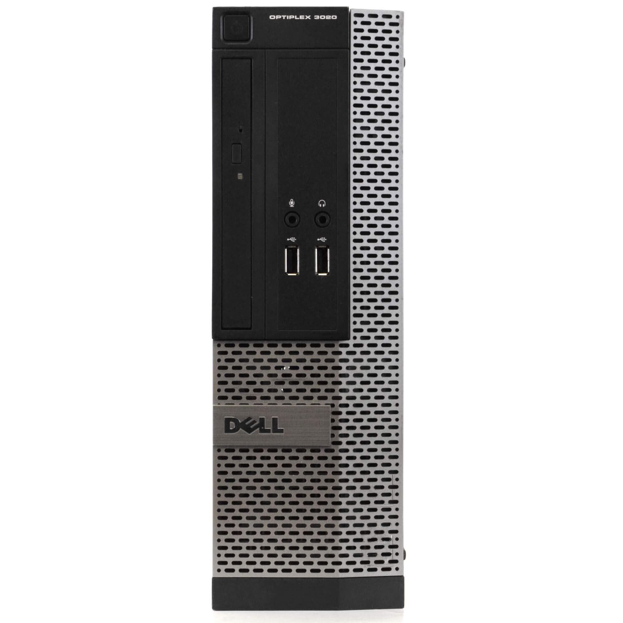 Dell Optiplex 3020 Small Desktop Computer (SFF) | Quad Core Intel i5 (3.20GHz) | 8GB DDR3 RAM | 2TB HDD Hard Disk Drive | Windows 10 Pro | 24in Monitor | RGB Mouse + Keyboard (Renewed)