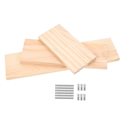 Levemolo 3 Sets Floating Shelf Vintage Decor for Home Wall Mounted Bookshelf Retro Home Decor Wall Mounted Shelves Hanging Wall Shelves Hanging Shelves Rustic Home Decor Retro Decor Wood