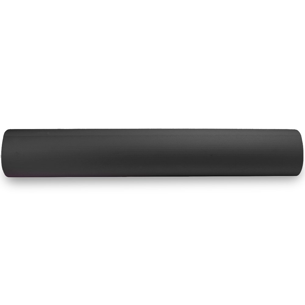 Crown Sporting Goods 36" x 6" Premium EVA Foam Roller β Firm, Dense, and Shape-Restoring (Black)