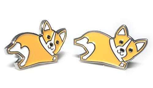 Corgi Stud Earrings for Women, Teens and Girls