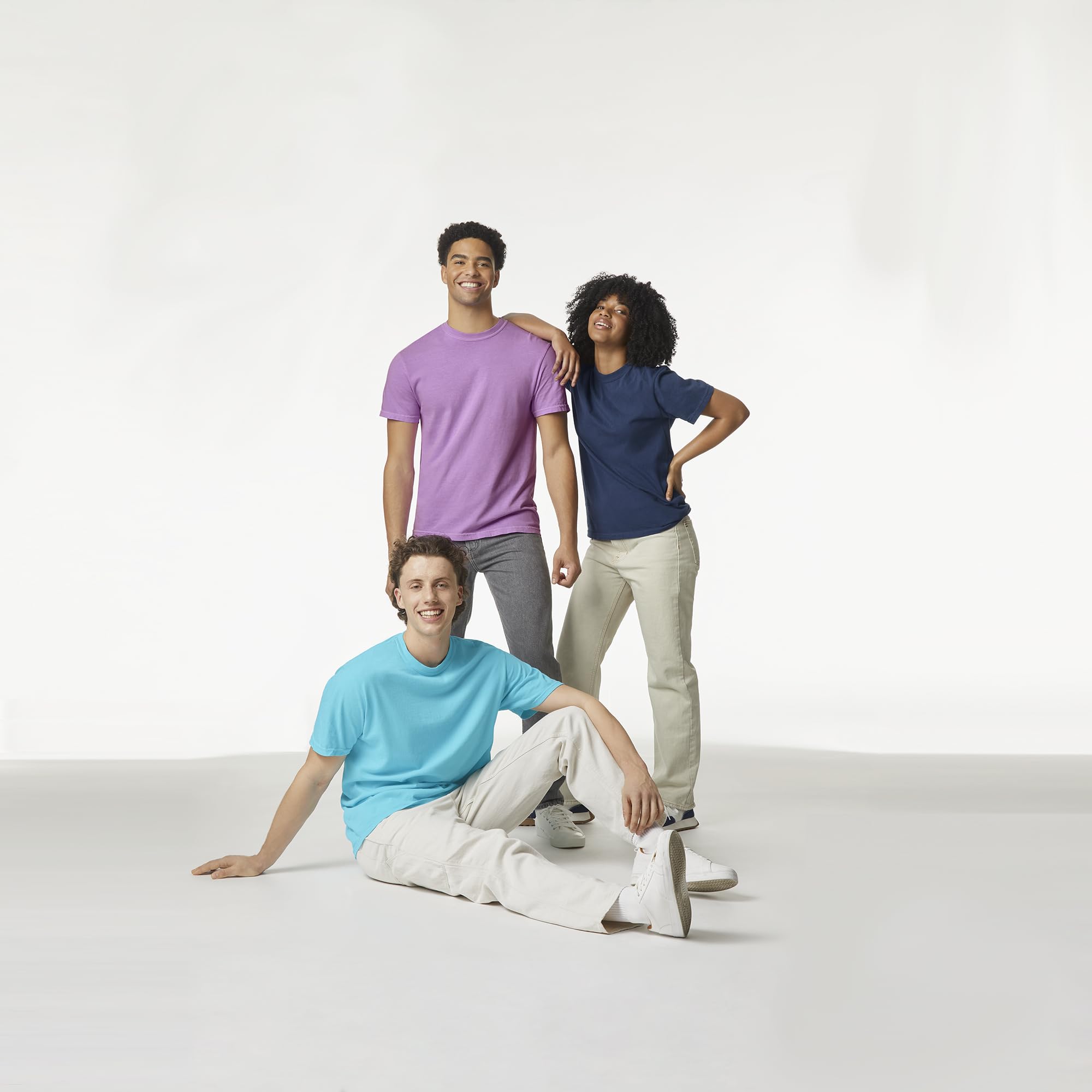 Comfort Colors Adult Short Sleeve Tee, Style G1717, White (1-pack), Large