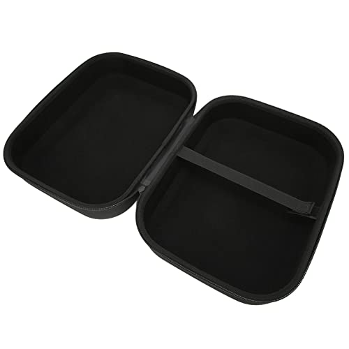 FECAMOS VR Headband Storage Bag, Double Zipper VR Headset Carrying Case Shockproof for Oculus Quest 2