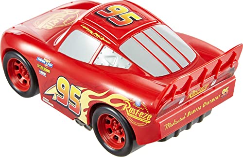 Mattel Pixar Track Talkers Toy Vehicles, Lightning Mcqueen Talking Car, Collectible Character Car, 5.5-Inch