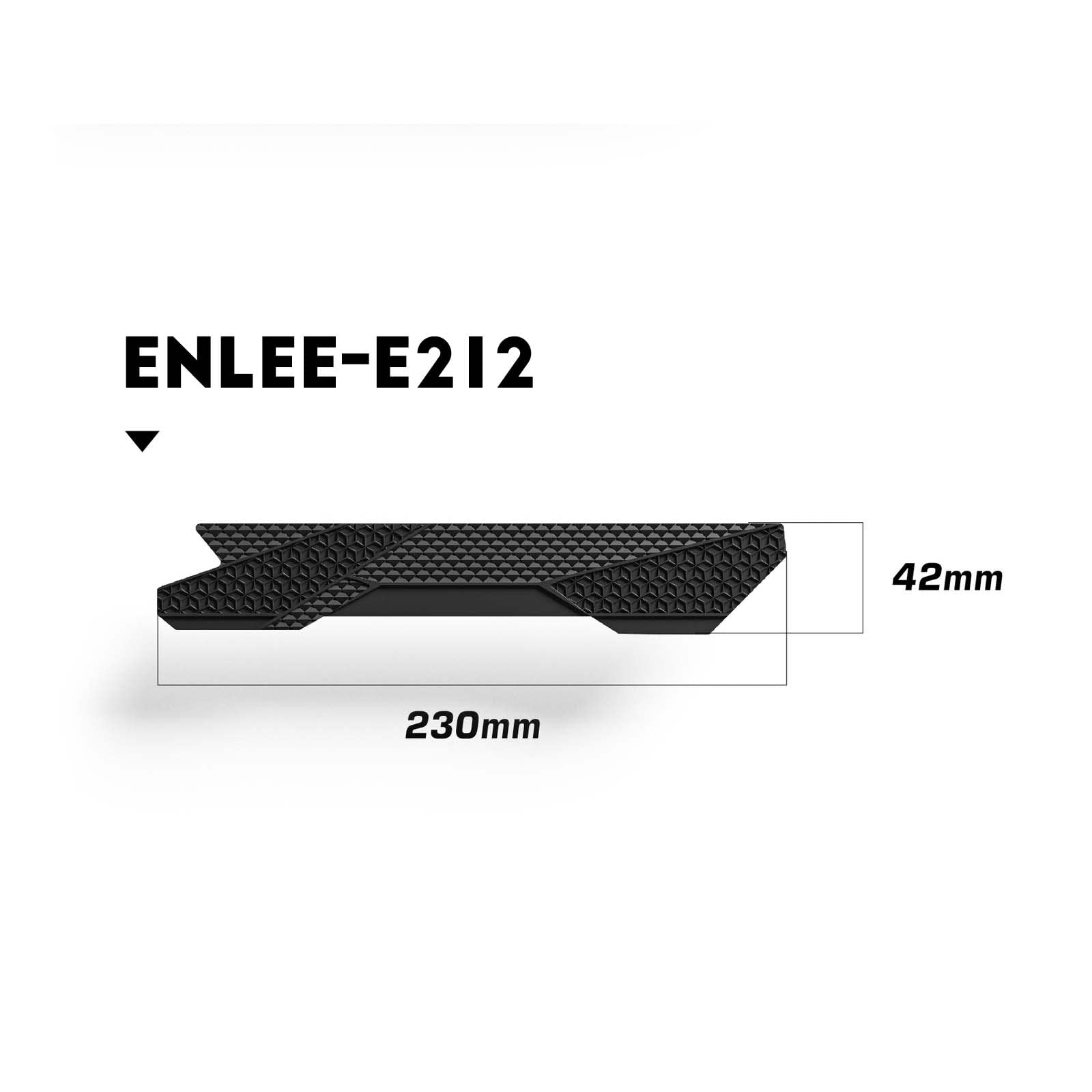 Esonto ENLEE Mountain Bike Chainstay Protector, Bicycle Chain and Frame Protection, 3D Embossed, Prevent Collision Airbag Type Cushioning Silicone Tape, Also for Road Bikes