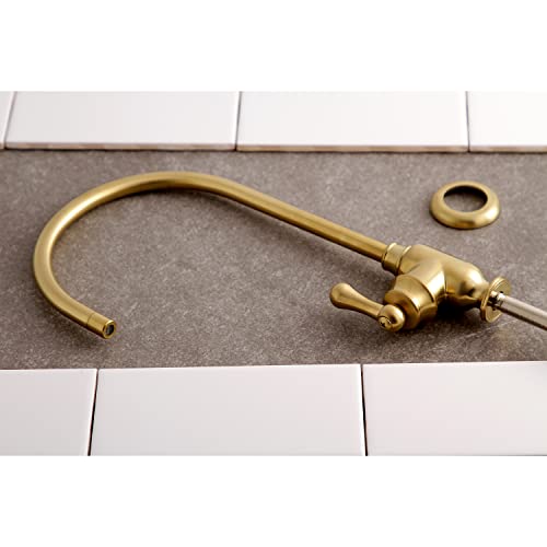 Kingston Brass KS5197AL Royale Single-Handle Water Filtration Faucet, Brushed Brass
