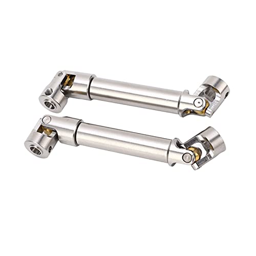 RC Drive Shaft Set, 2Pcs M4 Six Teeth RC Drive Shaft for 1/10 RC Crawler (91mm)