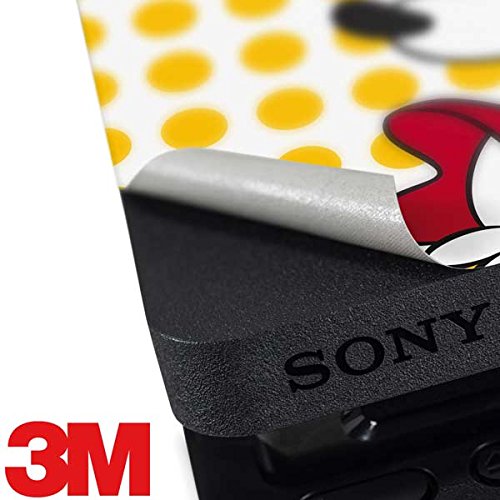 Skinit Decal Gaming Skin Compatible with PS4 Slim Bundle - Officially Licensed Disney Minnie Mouse Profile Yellow Dots Design