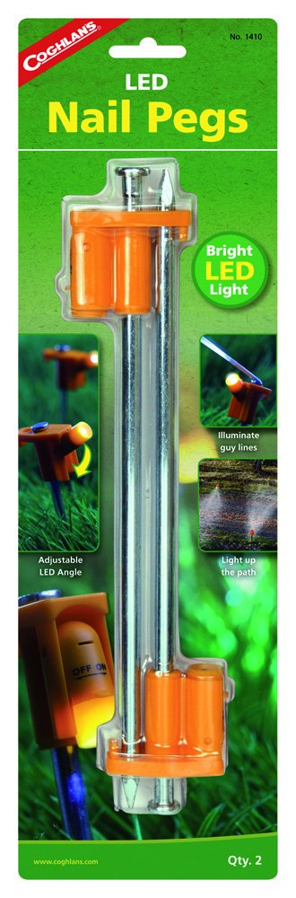 Coghlan's LED Tent Nail Peg, 10-Inch