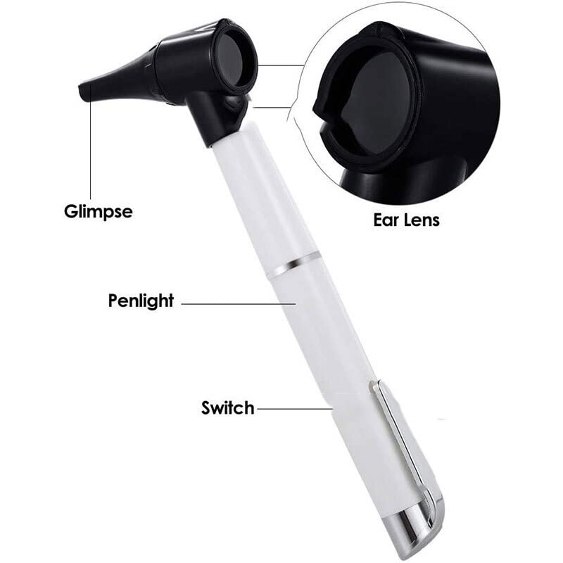 FIERRG Lab Microscope Equipment Portable Penlight Mini Otoscope Magnification Otoscopio Tool Set Microscope Accessories