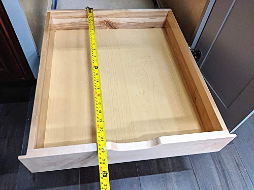 ELYSIAN 20'' Bottom Mount Soft Close Drawer Fully Assembled Wooden Drawer Organizer, Pull Out Under Cabinet Sliding Shelf Kitchen Pull Out Organizer Drawer Roll Out Wood Storage Cooking utensil drawer