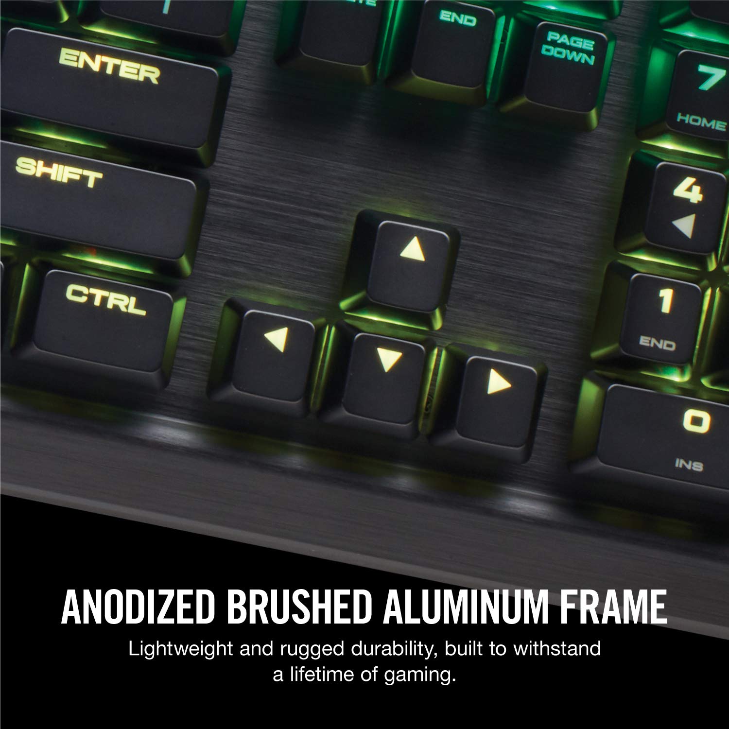 Corsair K70 RGB MK.2 Mechanical Gaming Keyboard - USB Passthrough & Media Controls - Linear & Quiet - Cherry MX Red - RGB LED Backlit (CH-9109010-NA)