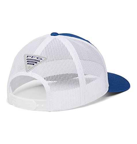 Columbia PFG Mesh Snap Back Ball Cap, Mountain Blue/White/Texas Flag, One Size