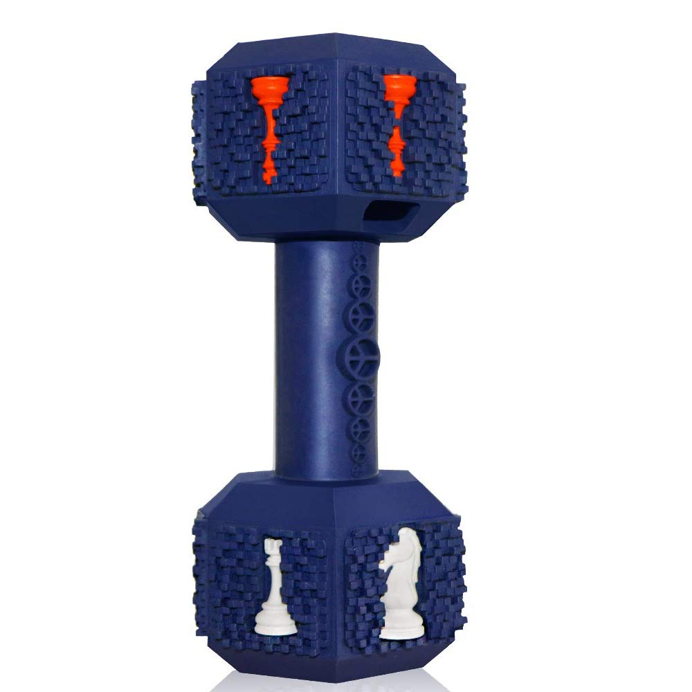 LPHSNR Upgrade Mango Dumbbells Dog Toys for Aggressive Chewers,Dog Toys for Boredom and Stimulating,Interactive Durable Dog Toys Tough Natural Rubber Dumbbell Toy for Large Medium Dogs