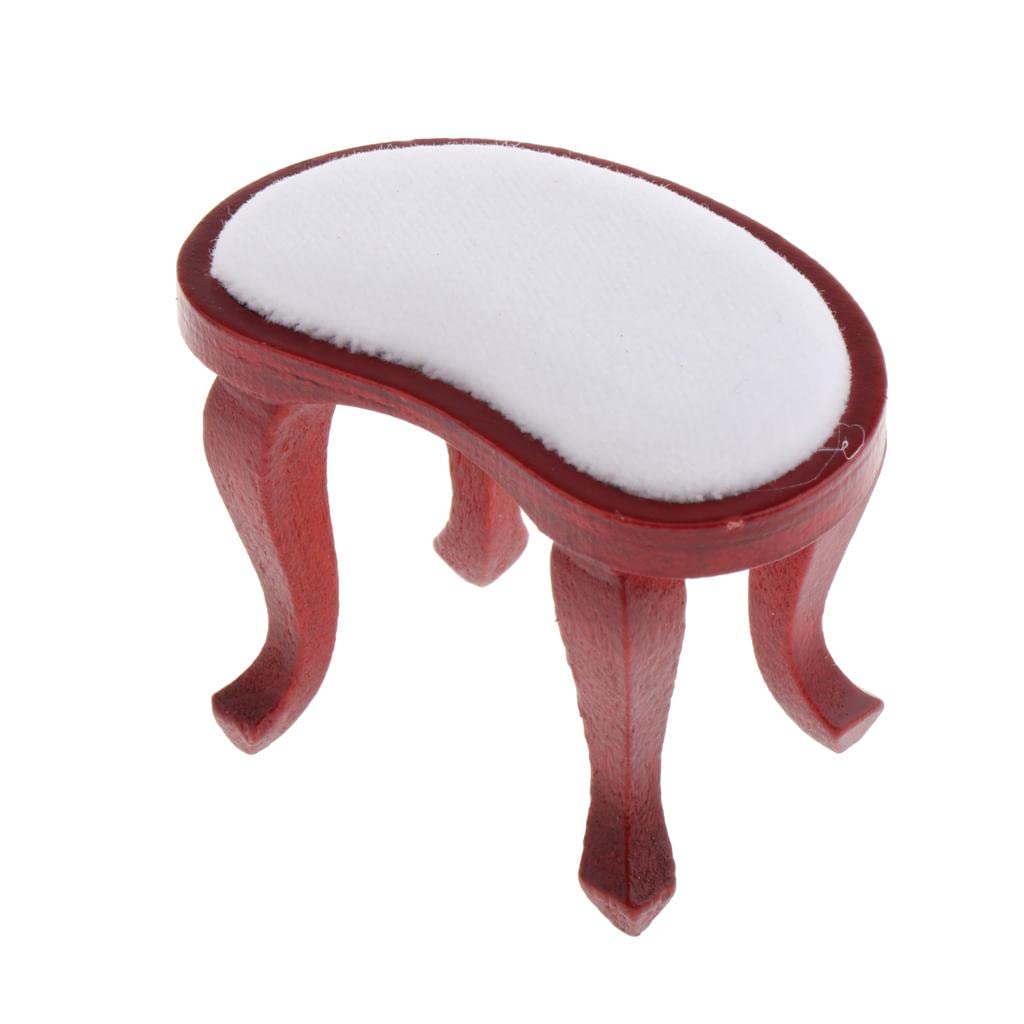 Esquirla 1/12 Scale Dollhouse Bedroom Furniture Accessories, Miniature Wooden Dressing