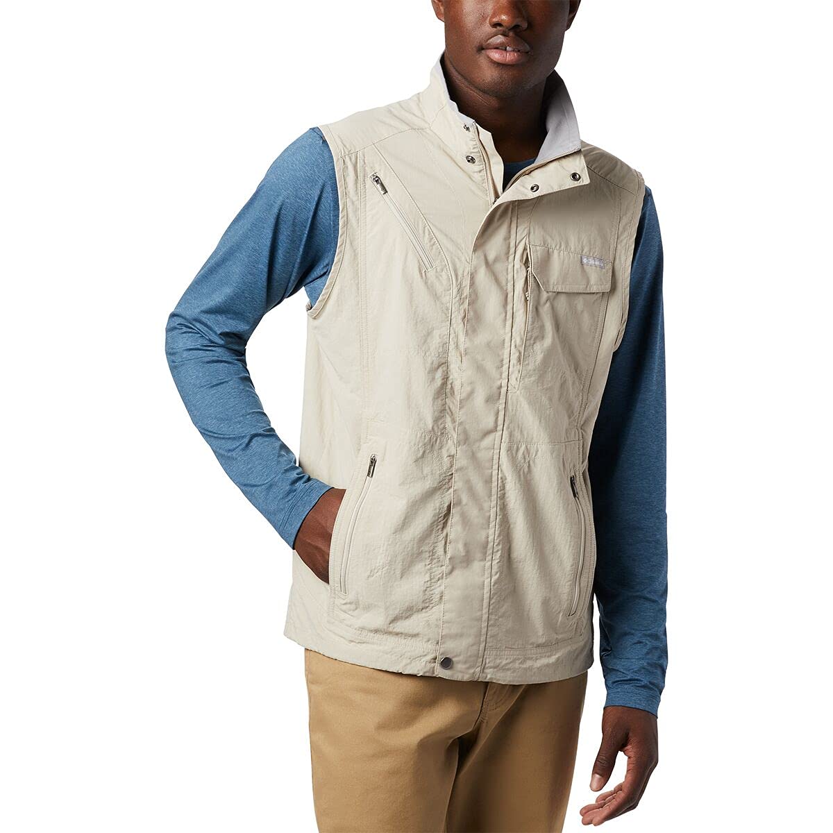 Columbia Silver Ridge II Vest Fossil 1 LG