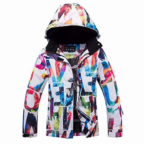 decathee Women's Waterproof Ski Snowboard Jacket Pants Windproof Winter Warm Snow Mountain Rain Coat