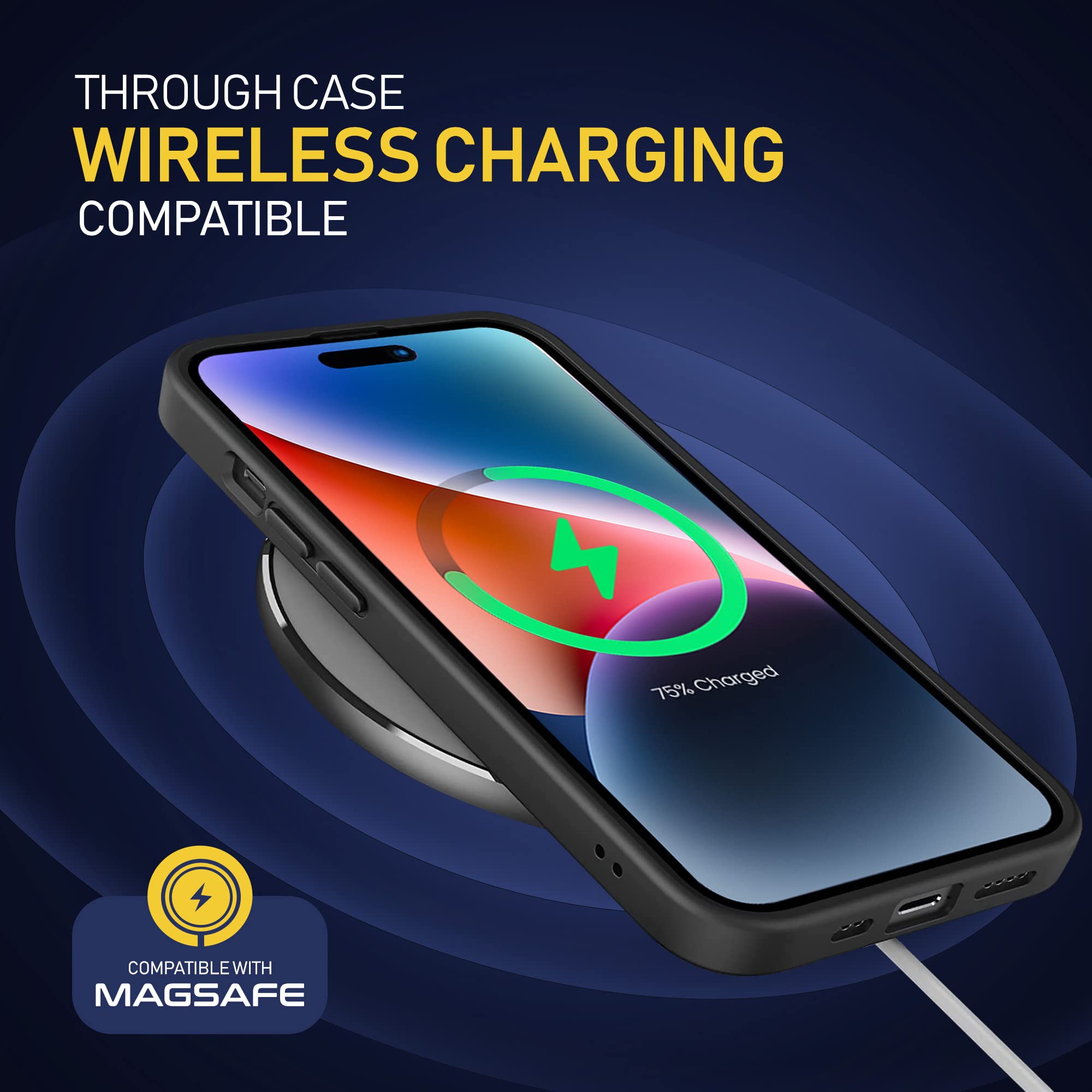 FIEX 3-in-1 iPhone 14 pro case, Screen Protector for iPhone 14 pro Compatible with Dynamic Island and Anti-Scratch Camera Lens Protector