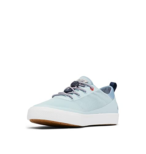 Columbia Women's Bonehead PFG Boat Shoe, Mountain Mist/Collegiate Navy, 8.5