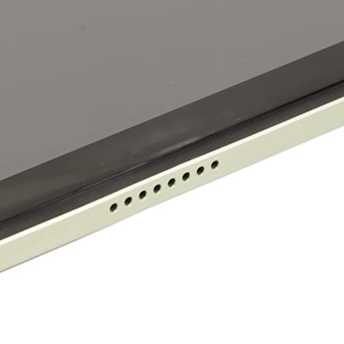 HD Tablet, 10in 1920x1200IPS Display Tablet PC Double Anti Light 2.4G 5G WiFi 6GB 128GB Front 800W Rear 2000W Octa Core 4G Calling Tablet for 12 100 to 240V Green (UK Plug)
