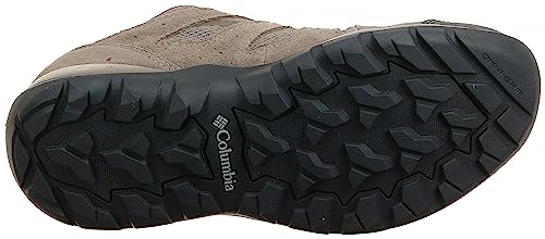 Columbia Women's Redmond V2 Waterproof, Pebble/Beet, 12